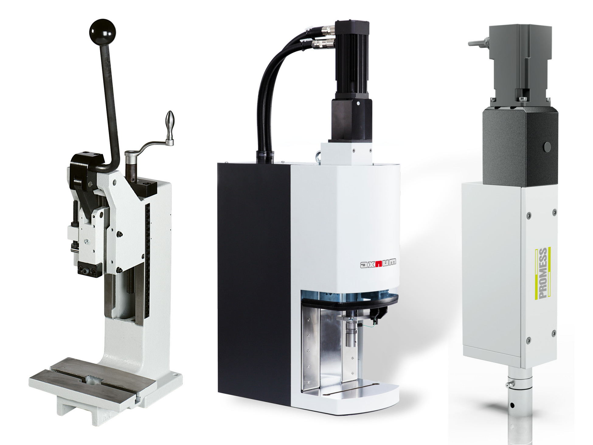 Servopressen, Handpressen, Pneumatikpressen | AxNum